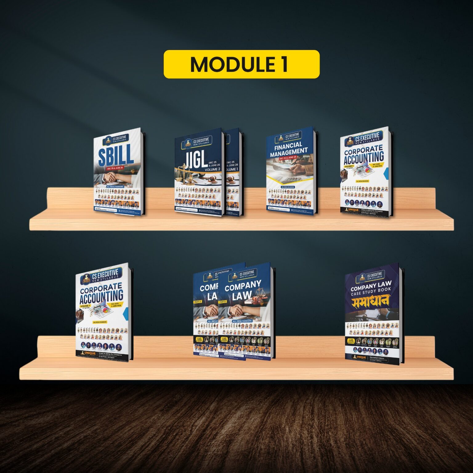 CS Executive Module 1 Combo New Syllabus – Unique Academy for Commerce – Books