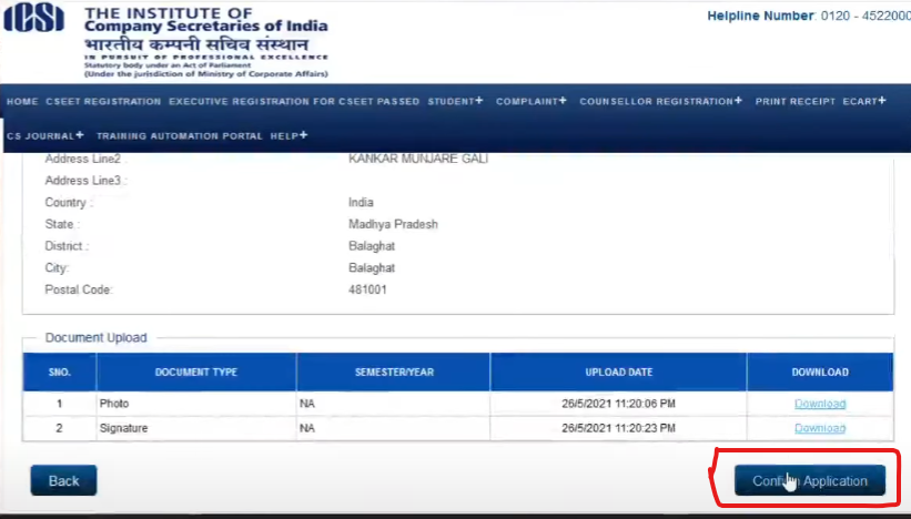 Cseet Registration Process Nov 2022 How To Apply For Icsi Cseet Nov 2022