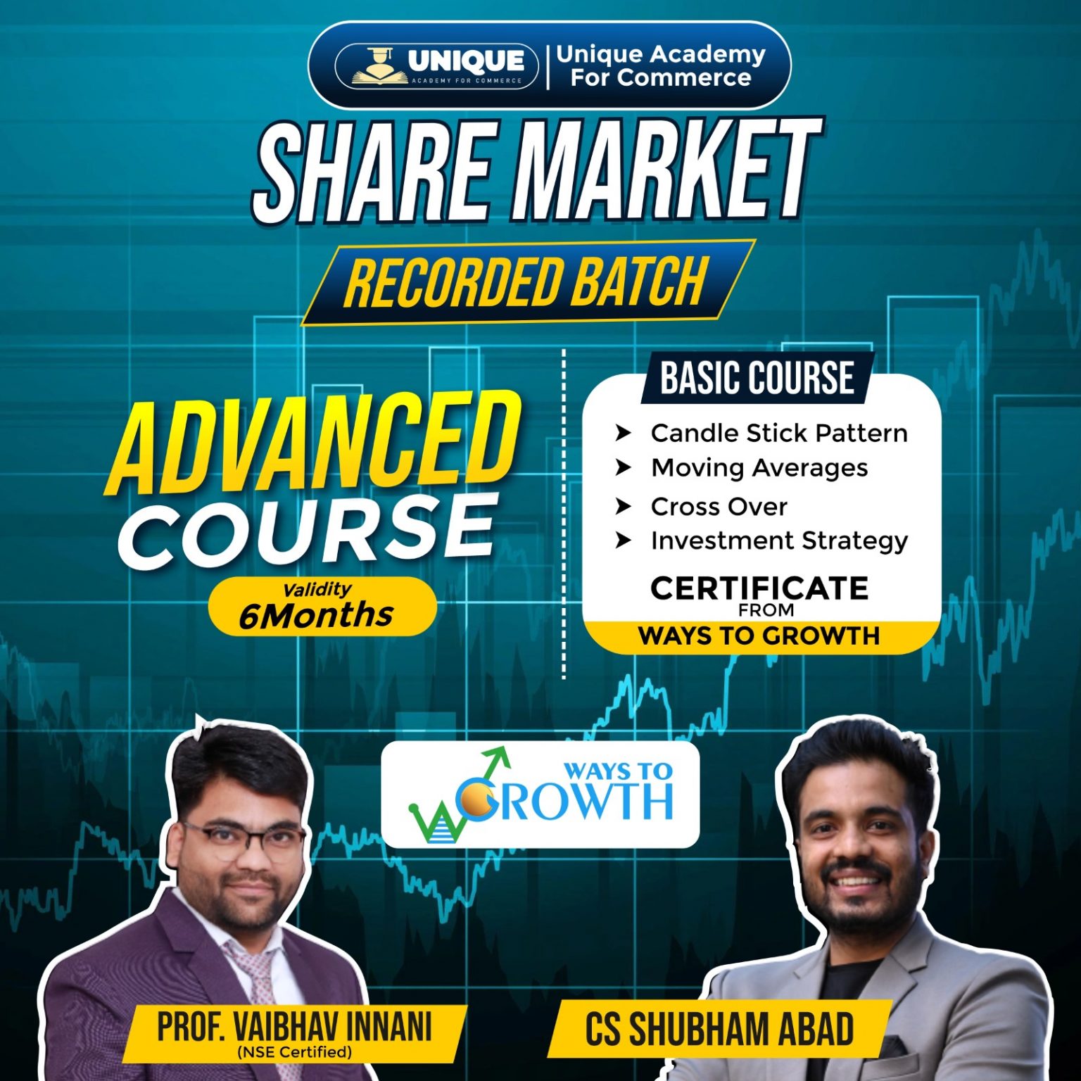 Unique Academy For Commerce | 11th, 12th Commerce | CA, CS Classes
