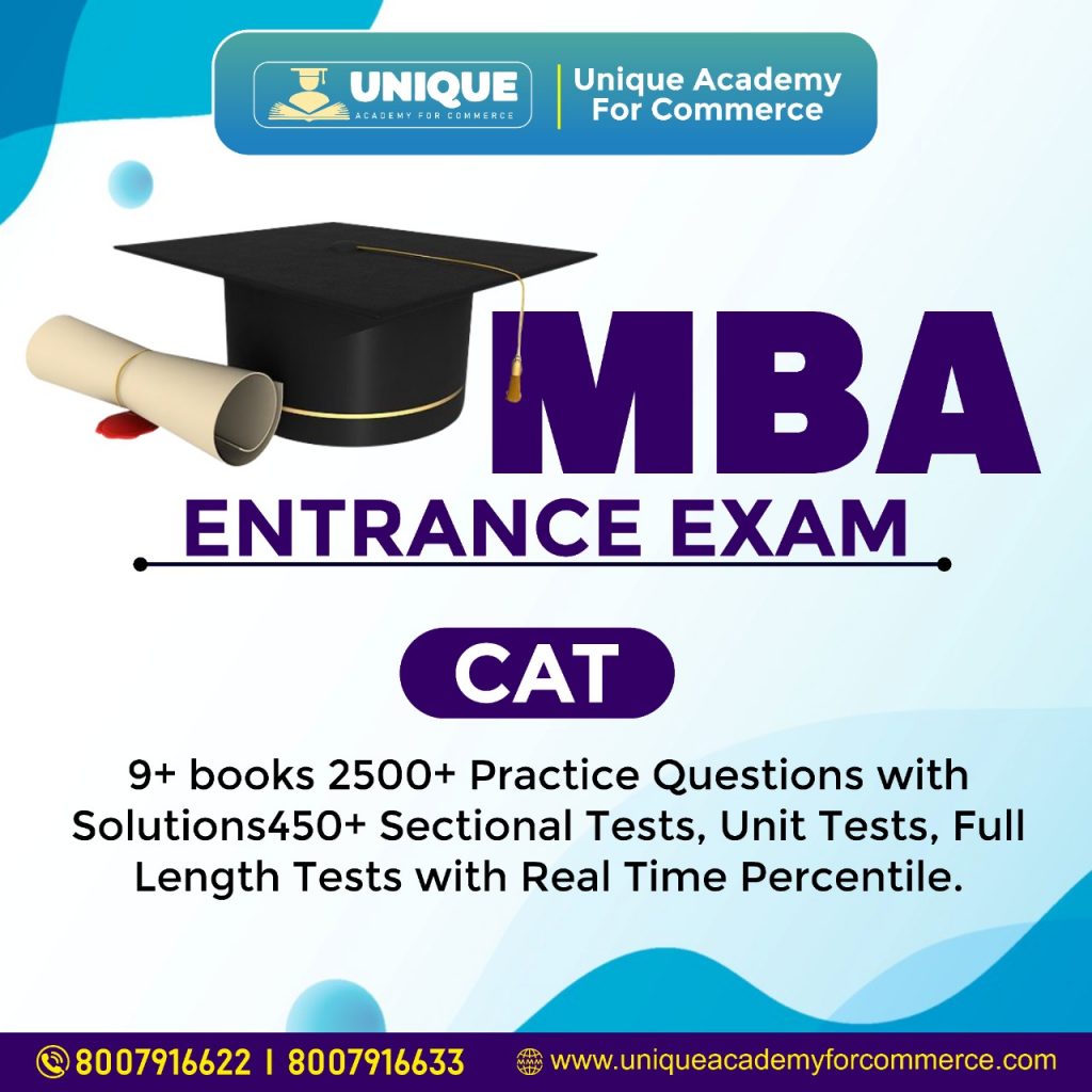MBA Entrance Classes - Unique Academy For Commerce