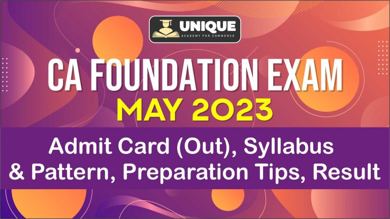 CA Foundation Syllabus 2025, New Scheme Syllabus and Subjects - Unique ...