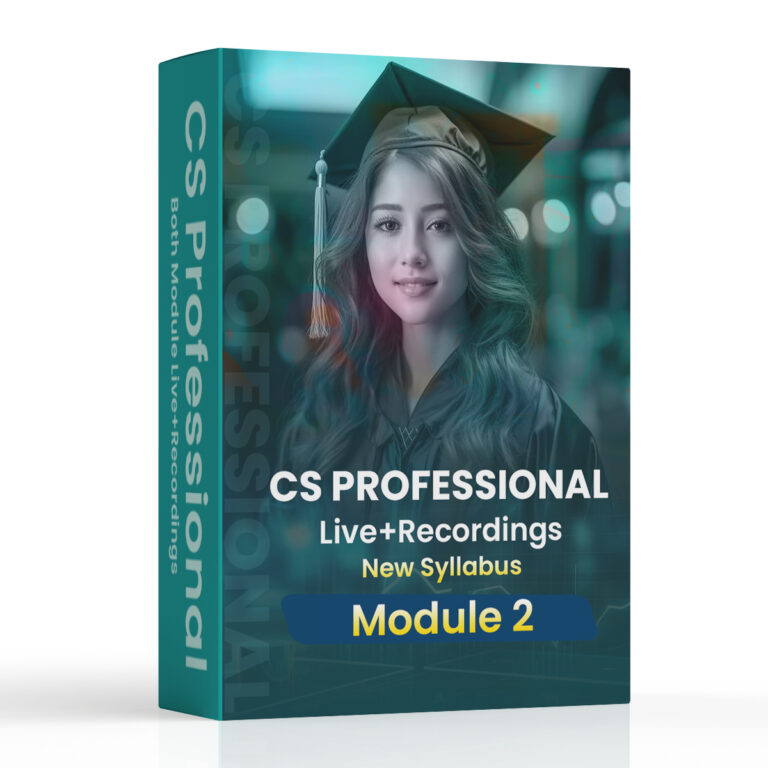 CS Professional Module 2 New Syllabus With Test Series (Live + Recorded ...