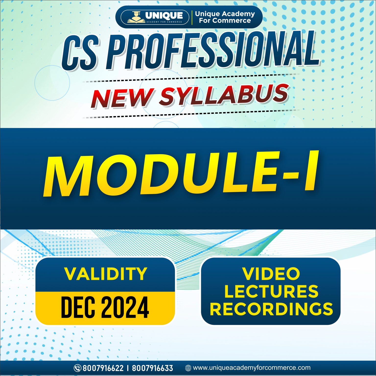 Unique Academy For Commerce | 11th, 12th Commerce | CA, CS Classes
