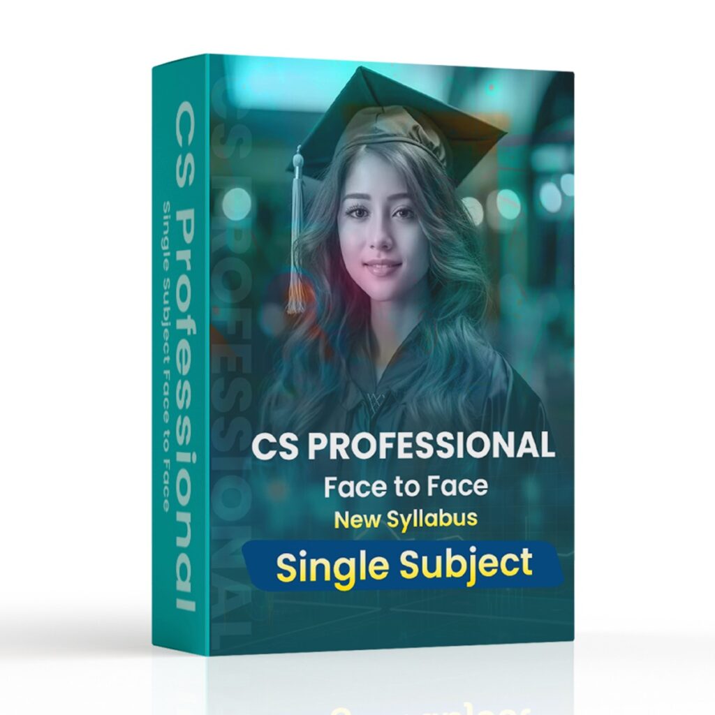 CS Professional Single Subjects New Syllabus Face To Face Without Test ...