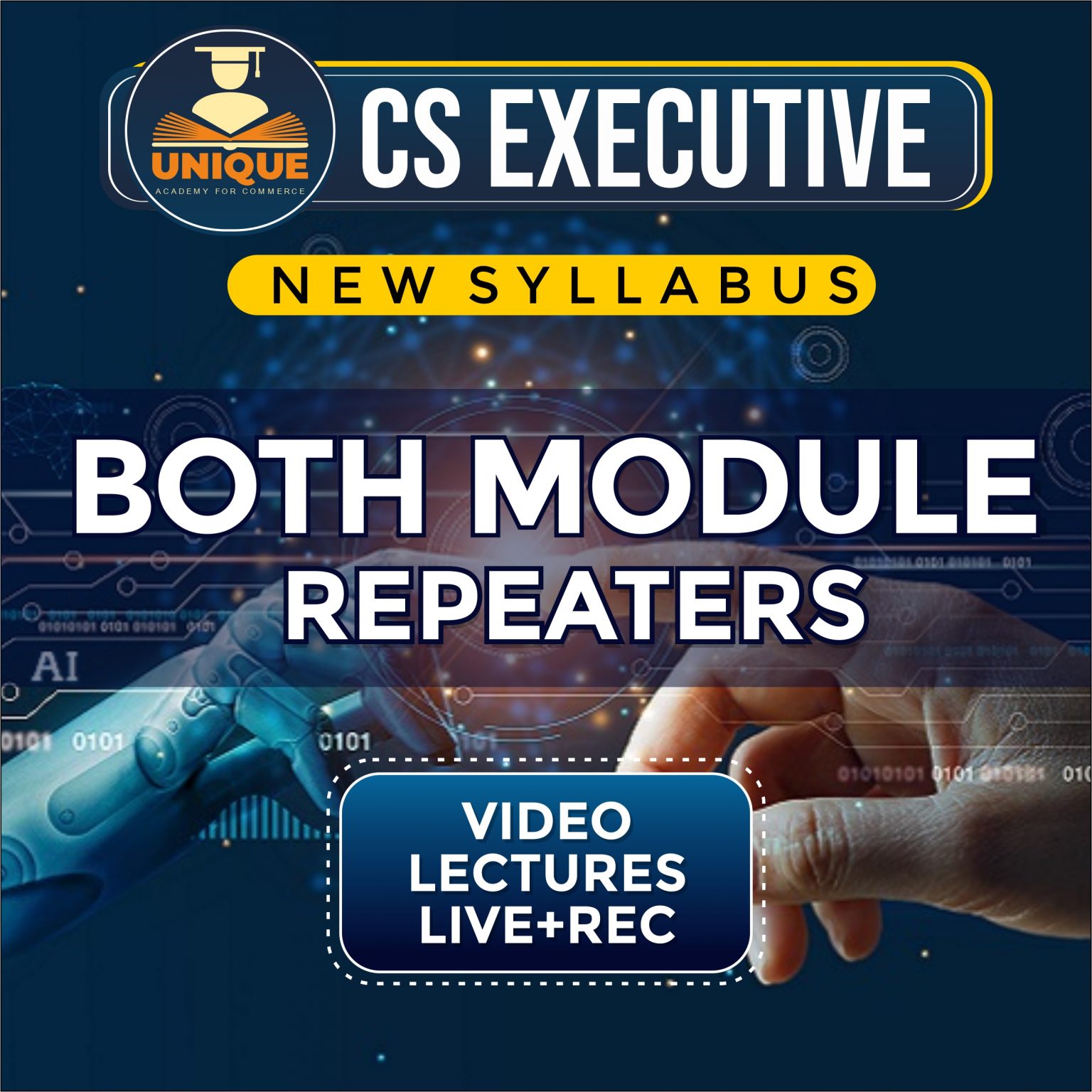 CS Executive Both Modules Video Lectures Recorded Repeater Batch New Syllabus