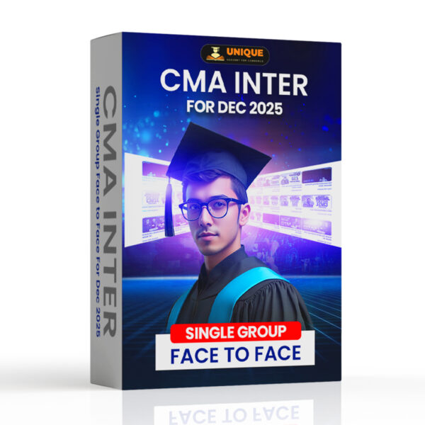 CMA Inter Courses - Unique Academy For Commerce