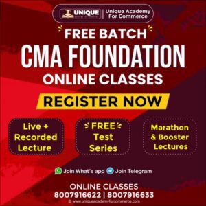 How to Register for CMA Foundation 2025 | Step-by-Step Process - Unique ...