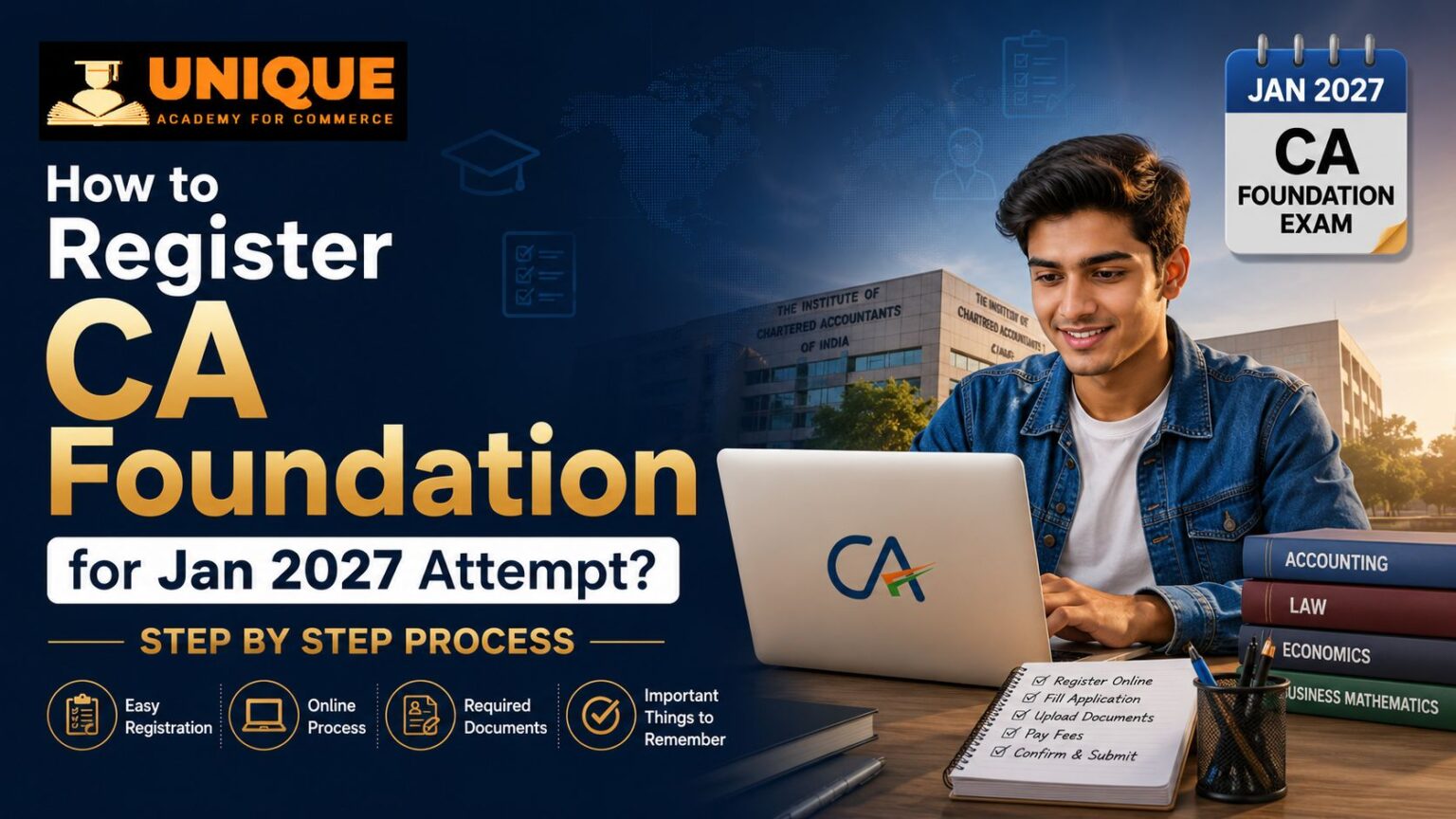 How to Order Books by ICAI for CA Foundation | Order CA Foundation ...