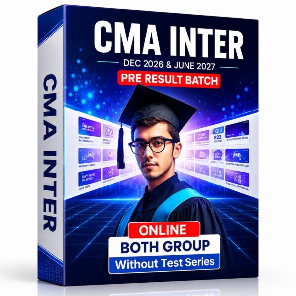 PRE Result Batch CMA Inter Both Group Video Lectures Without Test ...